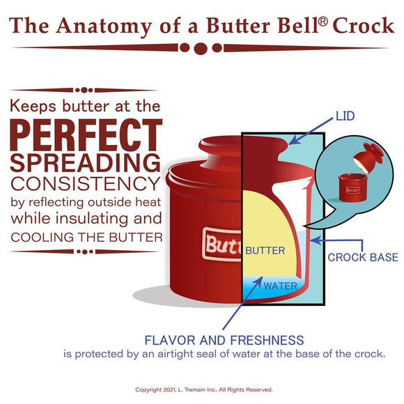 Black & White Cow Pattern Butter Bell Crock – Official Butter Bell® Store